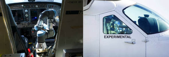 PILOT ALIAS Robot pilots may someday fly passenger and c...